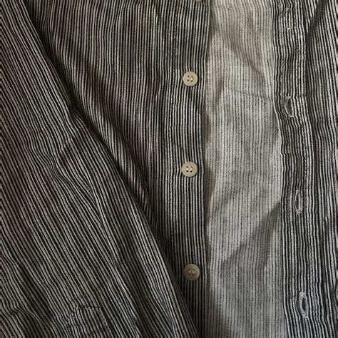 Cute Stripped Button Up Size Small Depop