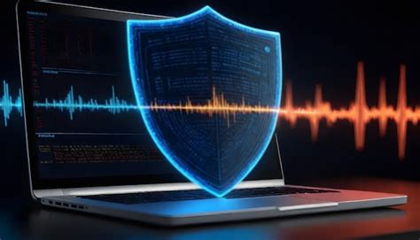 premium photo data encryption the glowing guardian of cyber security