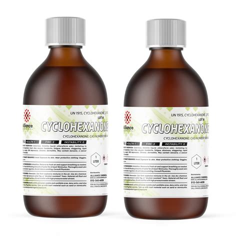 Cyclohexanone Acs Grade — Solvent Alliance Chemical