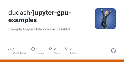 GitHub Dudash Jupyter Gpu Examples Example Jupyter Notebooks Using GPUs