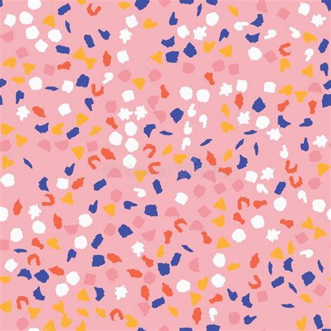 Modern Tile Abstract Seamless Pattern Contemporary Print Design Stock