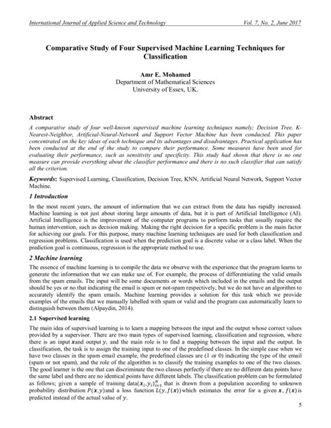 Machine Learning Classification A Comparative Study