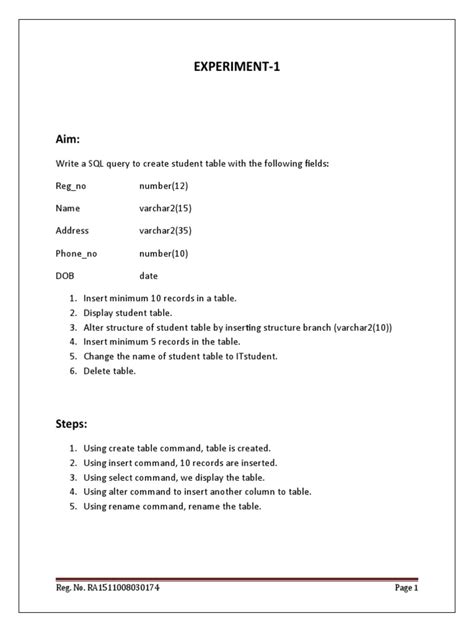 Ashish Dbms File Pdf Data Management Scientific Modeling