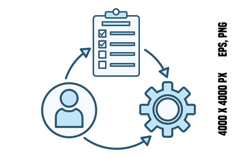 Workflow Color Icon Graphic By Yulidor · Creative Fabrica