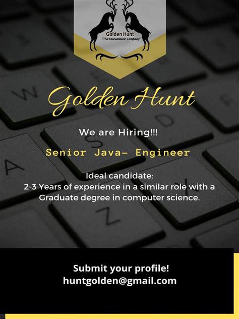 Golden Hunt Recruitment Specialist On Linkedin Java