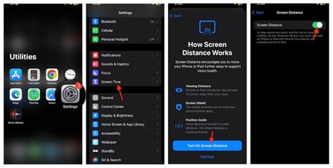 ios 17 introduces screen distance warning for eye health how to set it