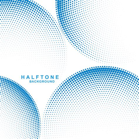 Abstract Circular Blue Dotes Pattern Vector Background Background