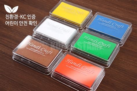 친환경 안전스탬프패드80x50mm 코리아스탬프도장인장고무인 국내최대업체