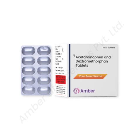 Acetaminophen Dextromethorphan Syrup Suppliers Amber Lifesciences