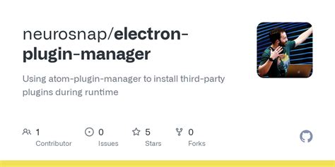GitHub Neurosnap Electron Plugin Manager Using Atom Plugin Manager To Install Third Party