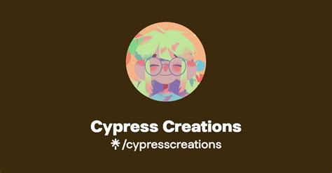 Cypress Creations Instagram Tiktok Linktree