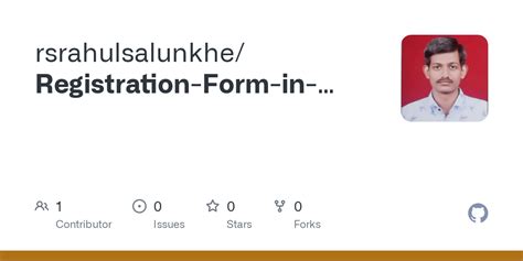GitHub Rsrahulsalunkhe Registration Form In Java