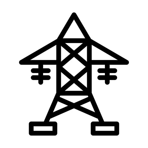 Electric Tower Icon Design 11632166 Vector Art At Vecteezy