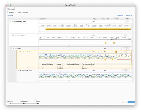 Perform Cloning Validation Geneious