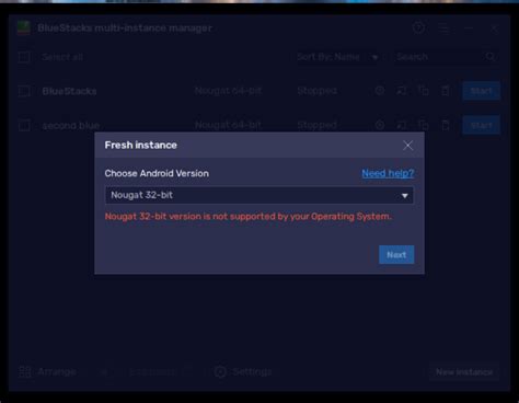 Nougat 32 Bit Unsupported R BlueStacks
