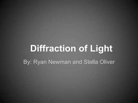 Nature Of Light Pptx Physics Science