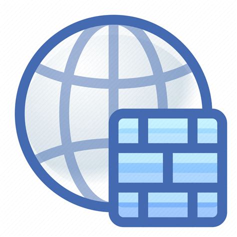 Global Network Firewall Protection Icon Download On Iconfinder