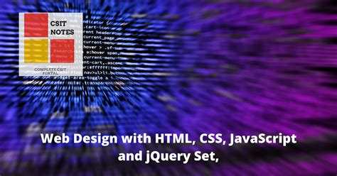 Csit 5th Sem Text Book Web Design With Html Css Javascript And Jquery Set Jon Duckett John
