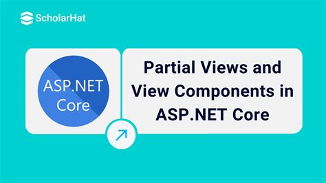 partial views and view components in asp core