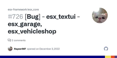 Bug Esxtextui Esxgarage Esxvehicleshop · Issue 726 · Esx