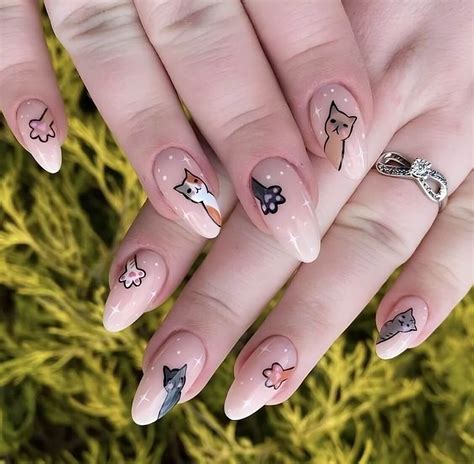 30 Purrfect Cat Nail Designs That Nobody Can Resist Easy Nails Cat