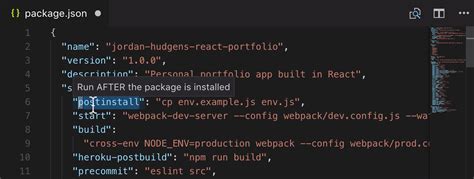 Overview Of The Package Json File In A React Application