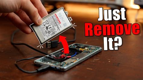 I Solved Samsungs Swelling Battery Problem Batteryless Phone Youtube