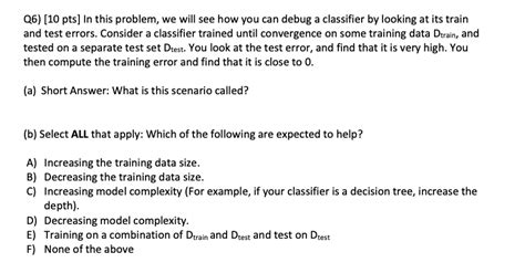 Solved Q6 10 Pts In This Problem We Will See How You Can