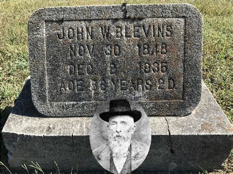 John Wesley Blevins 1848 1934 Find A Grave Memorial
