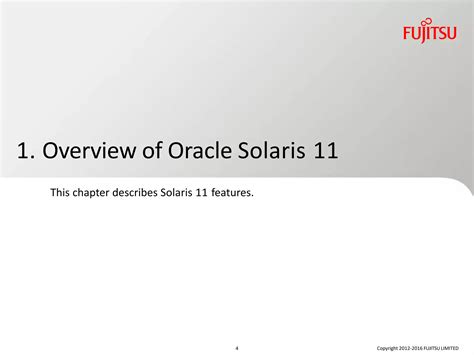 Oracle Solaris 11overview And Design Guidepptx