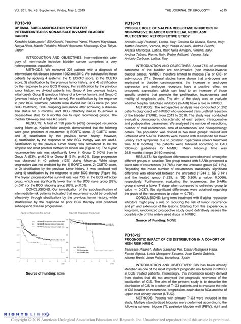 Pdf Pd18 11 Possible Role Of 5 Alpha Reductase Inhibitors In Non Invasive Bladder Urothelial