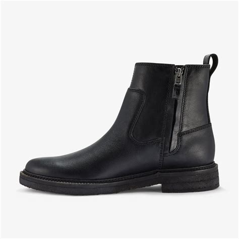 Mens Clarkdale Boot Black Leather Chelsea Ankle Boots Clarks