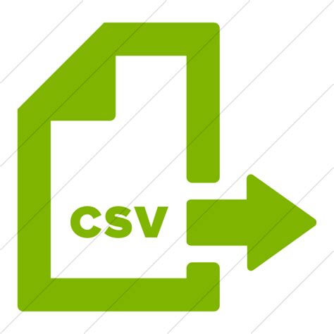 Export Csv Icon At Getdrawings Free Download