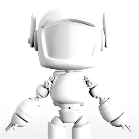 Orange Robot From Love Death And Robots 3d Model For Vray