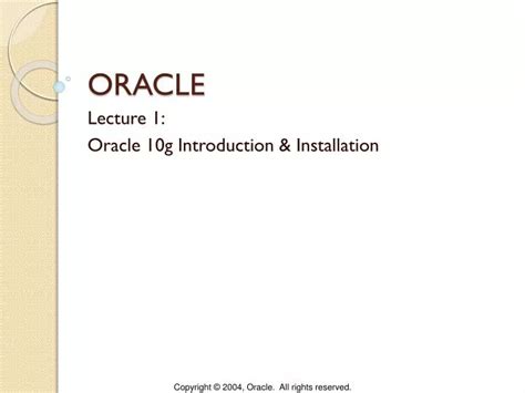 ppt oracle powerpoint presentation free download id 6356788