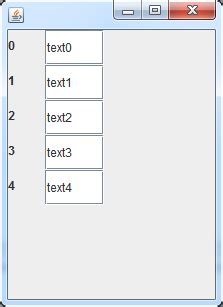 Want To Alignment Of Components From The Start Of The Panel In Java Swing Stack Overflow