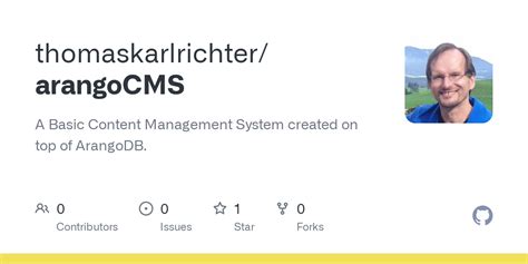 Github Thomaskarlrichterarangocms A Basic Content Management System