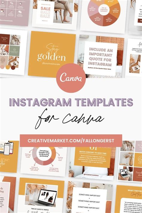 150 Instagram Canva Templates For Online Biz Coaches Instagram Post