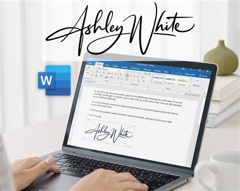 How To Insert Signature In Word Documents Artlogo