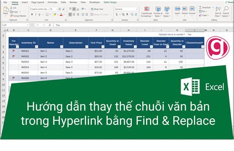 Hướng Dẫn Thay Thế Chuỗi Văn Bản Trong Hyperlink Bằng Find And Replace Trong Excel