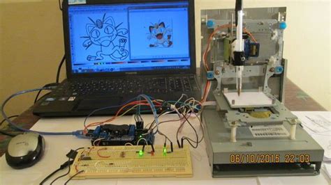 Mini Cnc Machine Arduino Based Adafruit Driver Motor L293d V1 2 Mini