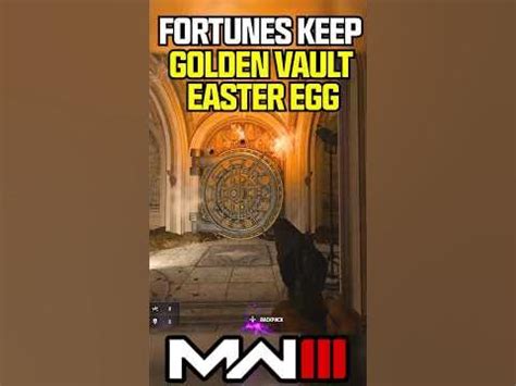 How To Unlock Golden Vault Easter Egg in Fortunes Keep! (MW3 Warzone) - YouTube
