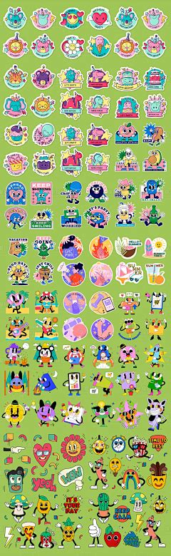 贴纸 花瓣网 陪你做生活的设计师 贴纸系列大全 源文件