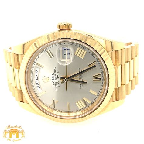 41mm Rolex Day Date Ii Presidential Watch With Gold Jubilee Bracelet