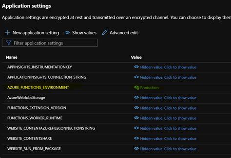 azure functions environment value not reflect on windows plan · issue