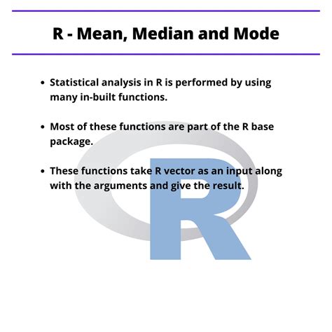 PPT R Mean Median And Mode PowerPoint Presentation Free Download ID