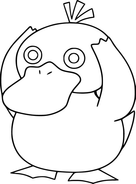 Psyduck And Golduck Coloring Pages 100 Free Printable And Fun