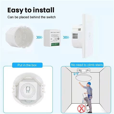 4 шт Умное реле Wi Fi умный дом Tuya Mini Smart Switch Умный дом с Алисой 16a работает с