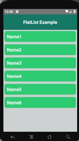 React Native ListView FlatList RRTutors