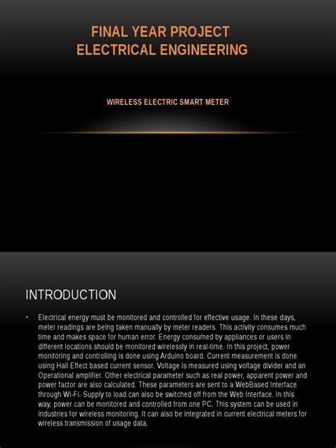 Final Year Project Presentation Pdf Graphical User Interfaces